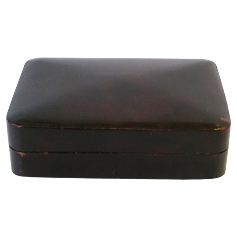 Italian Leather Box at 1stDibs