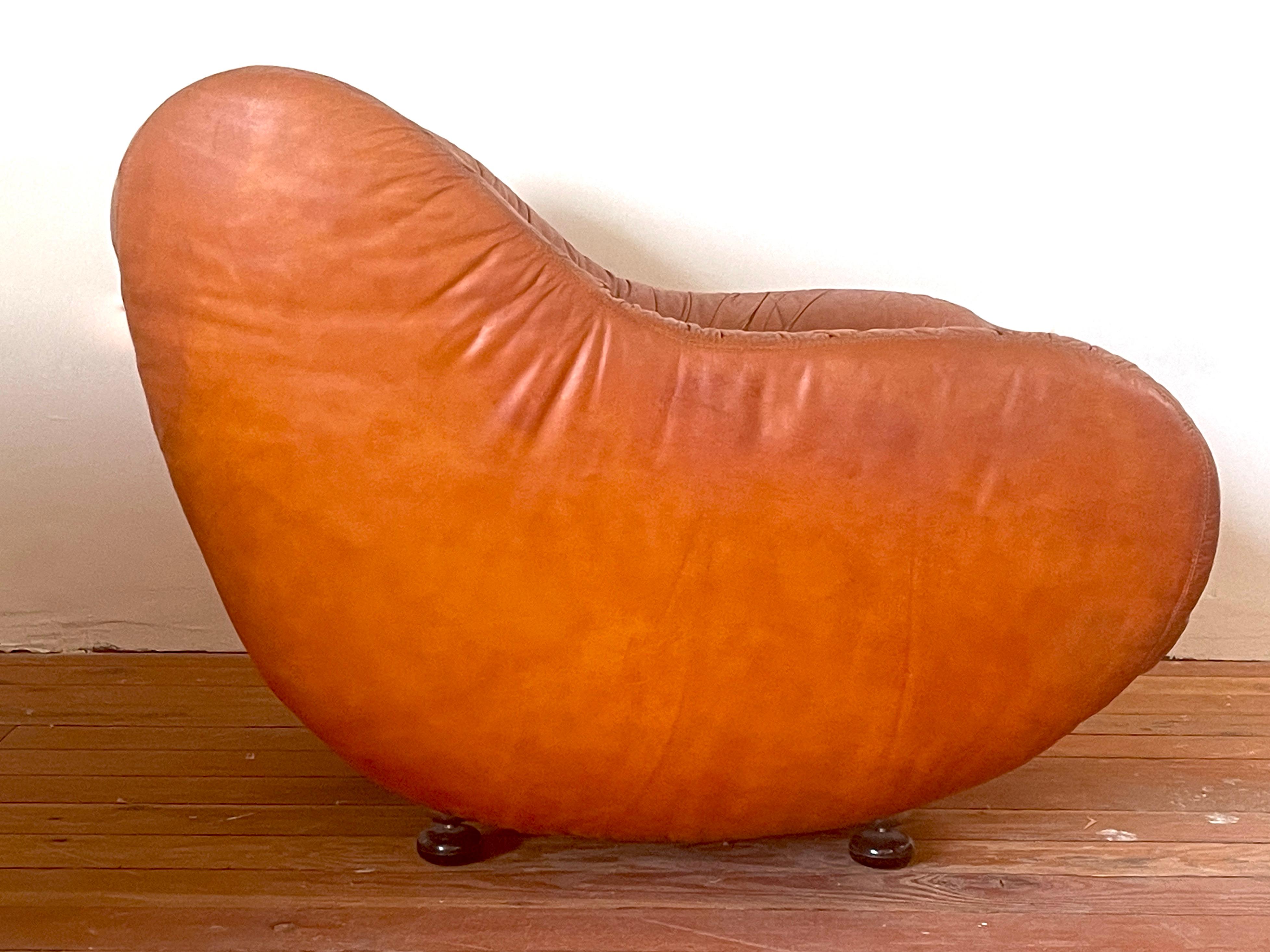 Italian Leather Club Chairs For Sale at 1stDibs