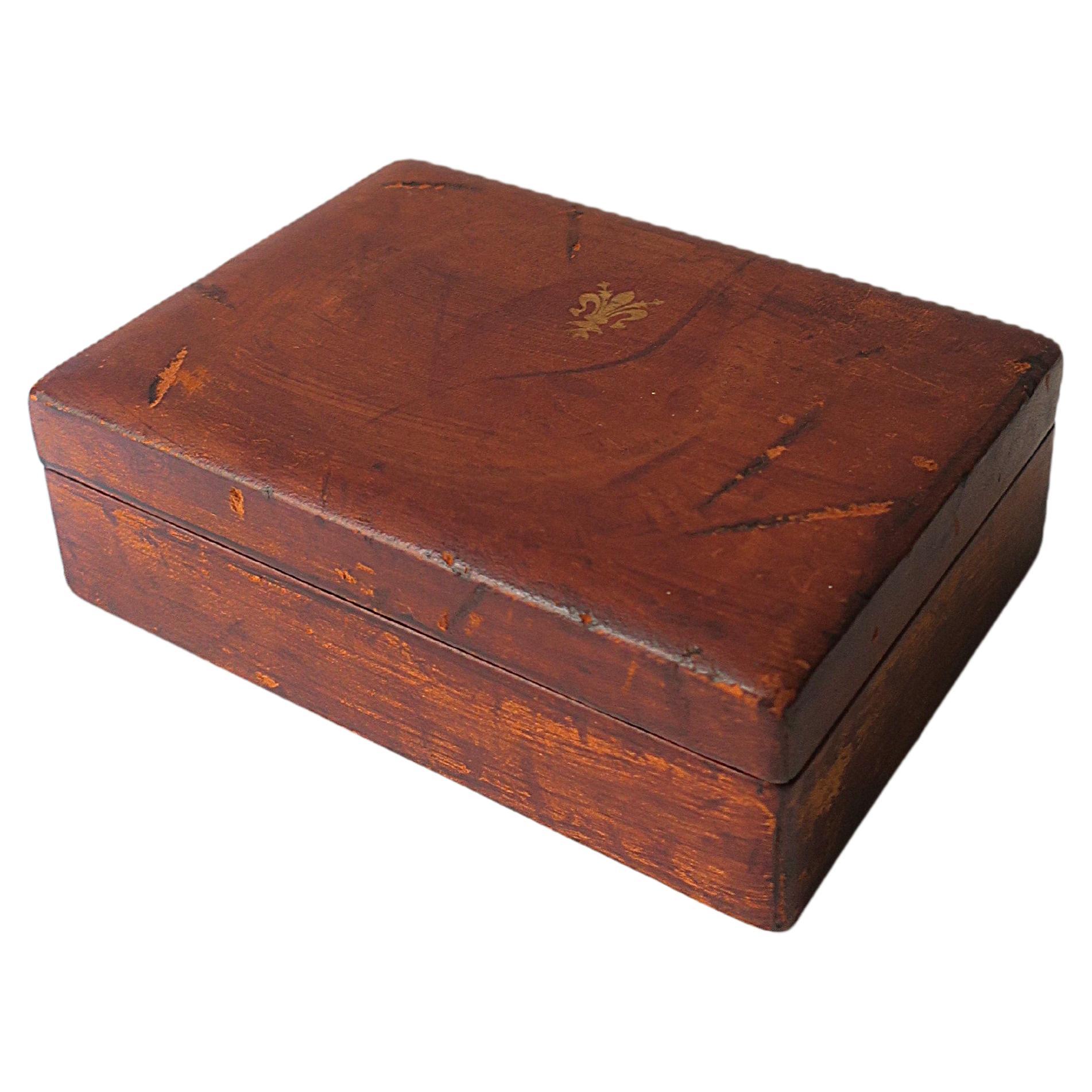 Italian Leather Jewelry Box For Sale at 1stDibs