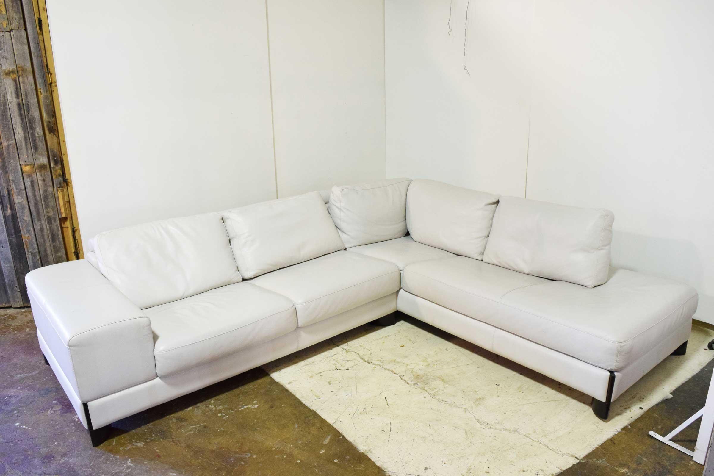 Italian Leather Sofa at 1stDibs | fiberglass sofa, max divani leather ...