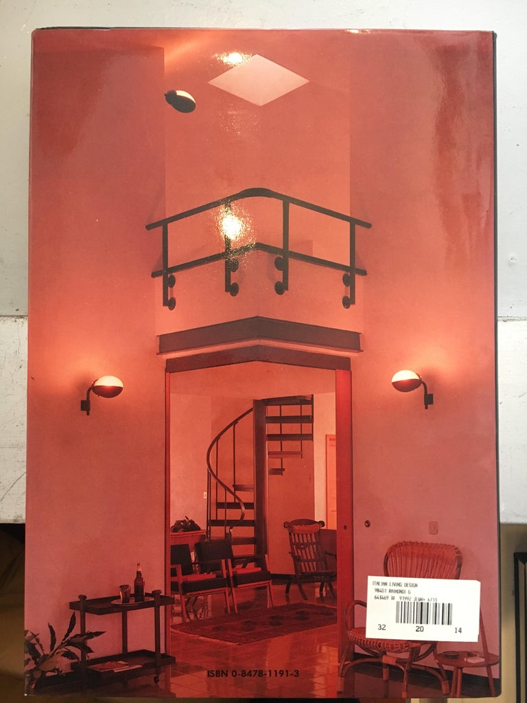 "Italian Living Design" Book, Guiseppe Raimondi for Rizzoli, 1990 For ...
