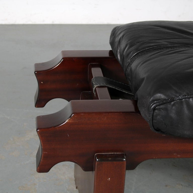 Italian Lounge Chair with Foot Stool by Luciano Frigerio, 1970 For Sale ...