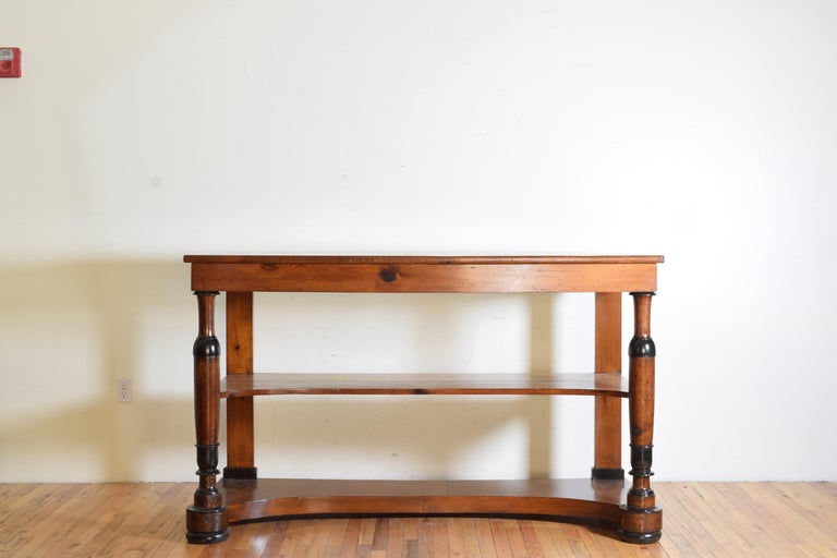 Italian, Lucchese, Large Larice and Ebonized Étagère Console, circa ...