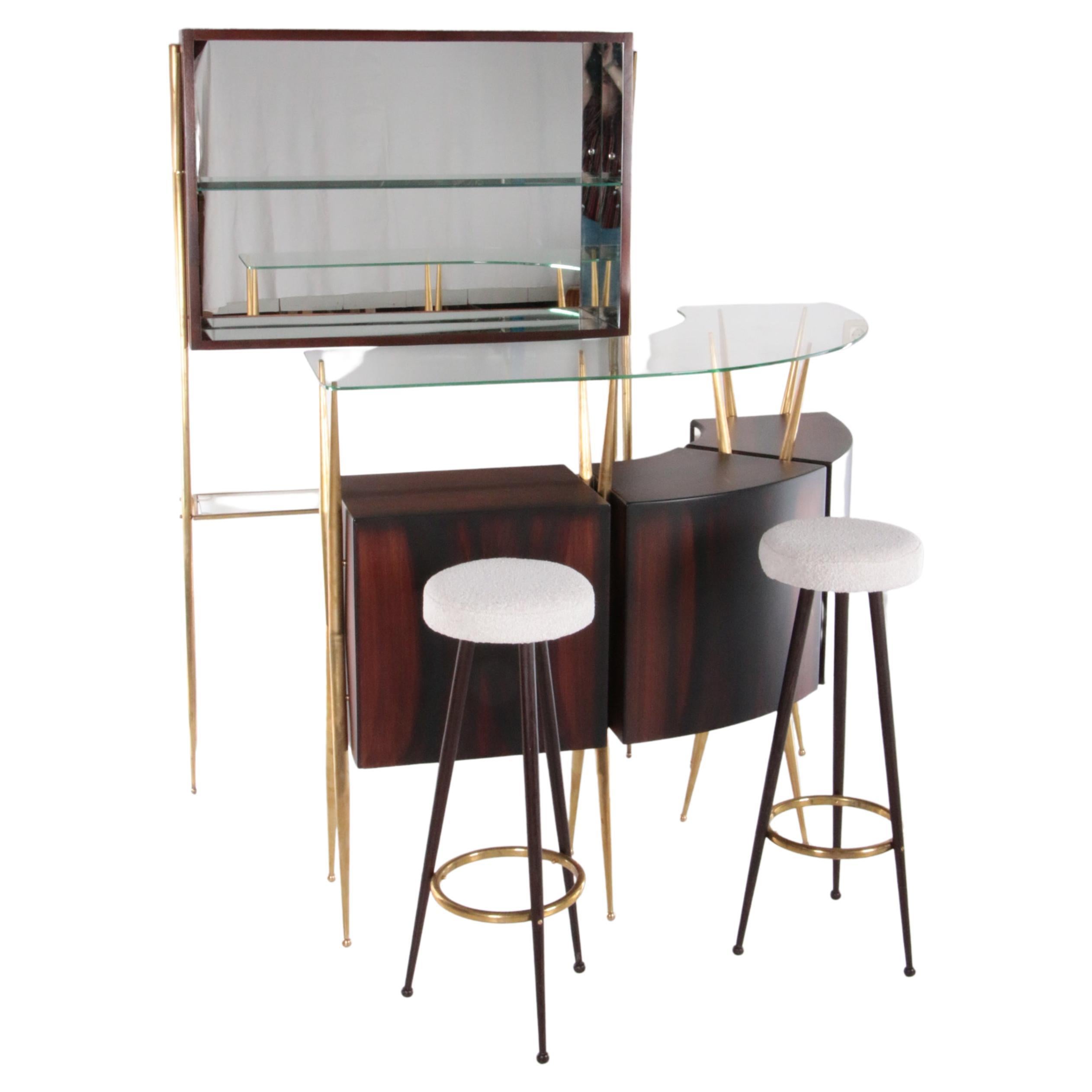 Beautiful and Rare Art Nouveau Bar Table with an Complete Smoking Set ...
