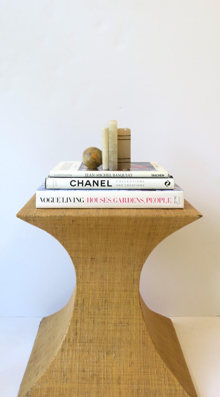 Italian Marble 'Book' Bookends, Pair For Sale at 1stDibs