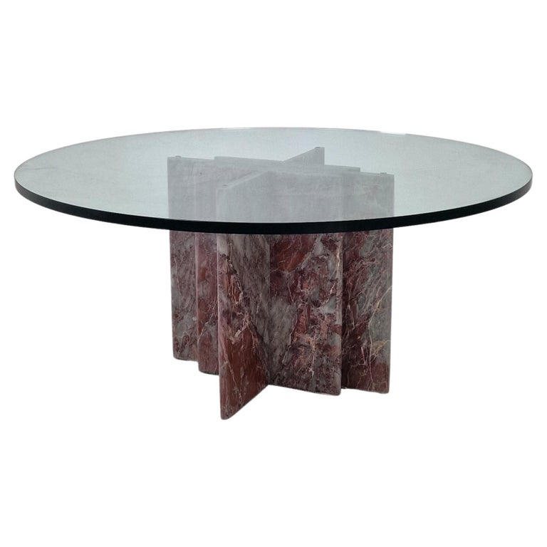 Italian Marble Coffee Table, 1980's For Sale at 1stDibs