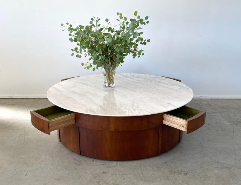 Italian Marble Coffee Table at 1stDibs