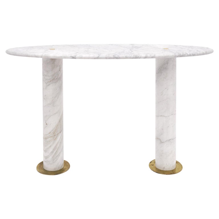 Italian Marble Console Table at 1stDibs