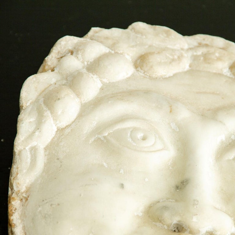 Italian Marble Fountain Mask, circa 1840 For Sale at 1stDibs