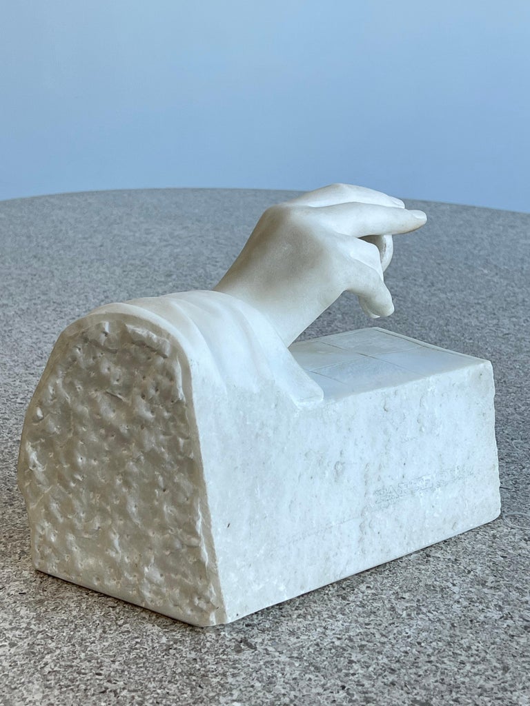 Italian Marble Hand Carved Sculpture For Sale at 1stDibs