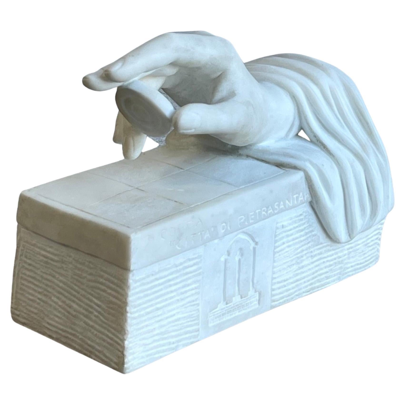 Italian Marble Hand Carved Sculpture For Sale at 1stDibs