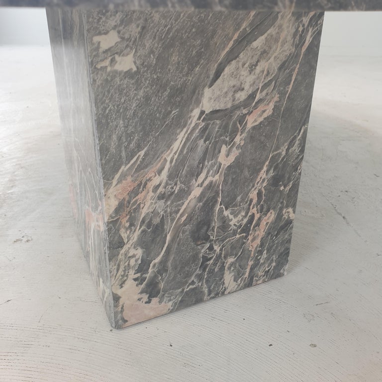 Italian Marble Leaf Shape Coffee Table, 1980's For Sale at 1stDibs