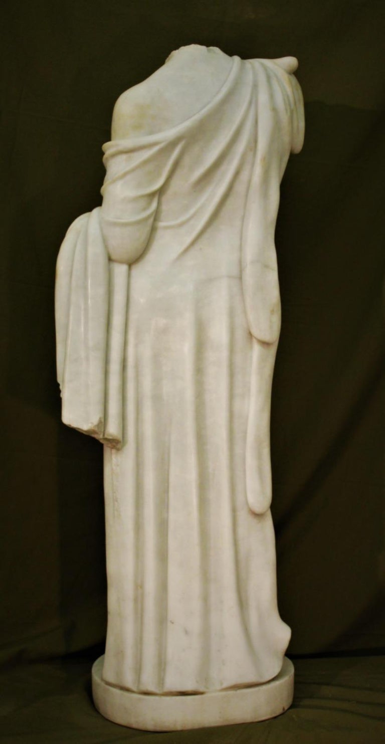 Italian Marble Sculpture "Aphrodites's Torso" End 19th Century at 1stDibs