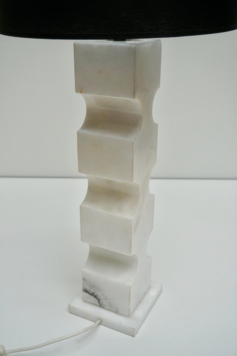 Italian Marble Table Lamp For Sale at 1stDibs