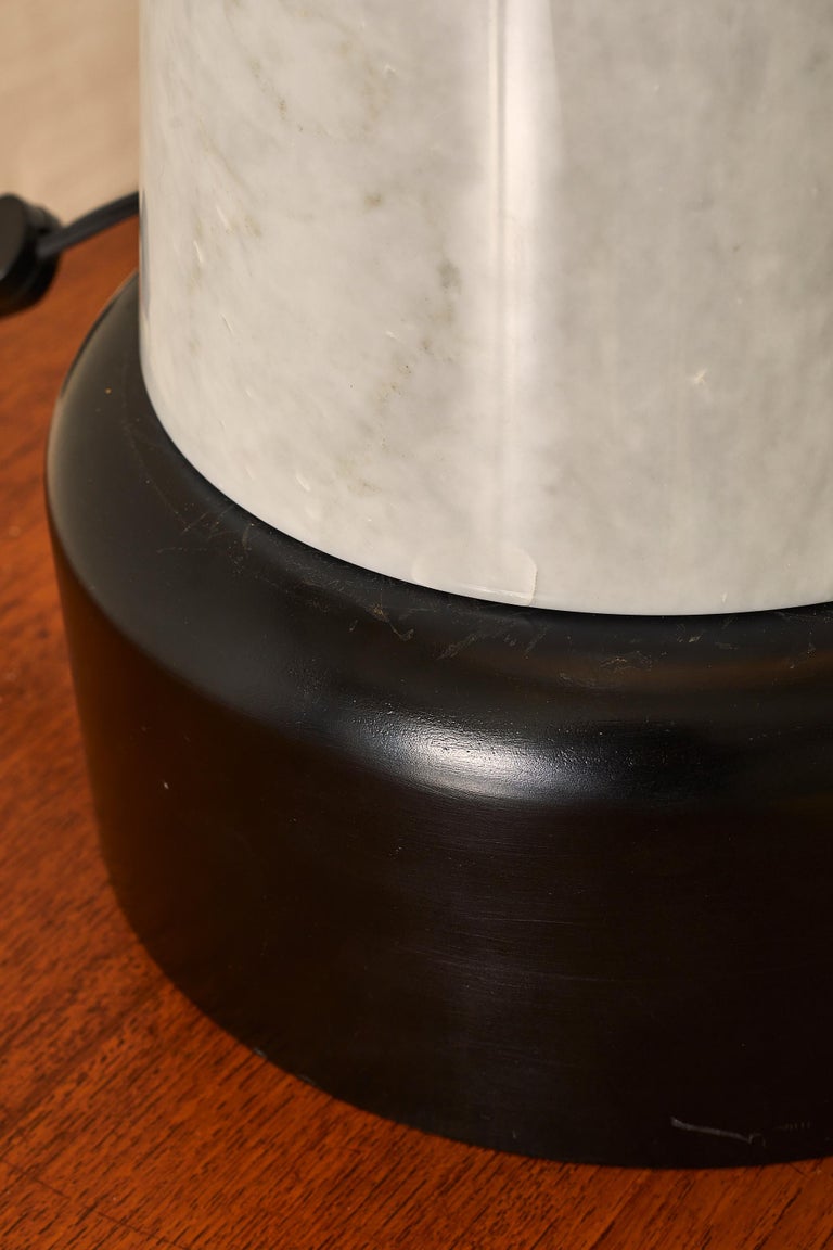 Italian Marble Table Lamp For Sale at 1stDibs