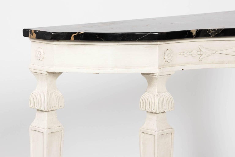 Italian Marble-Top Console Table at 1stDibs