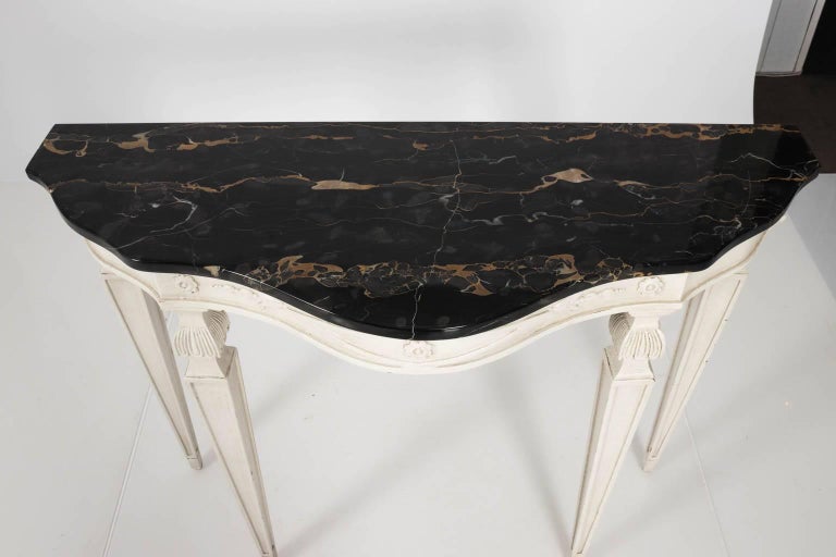 Italian Marble-Top Console Table at 1stDibs
