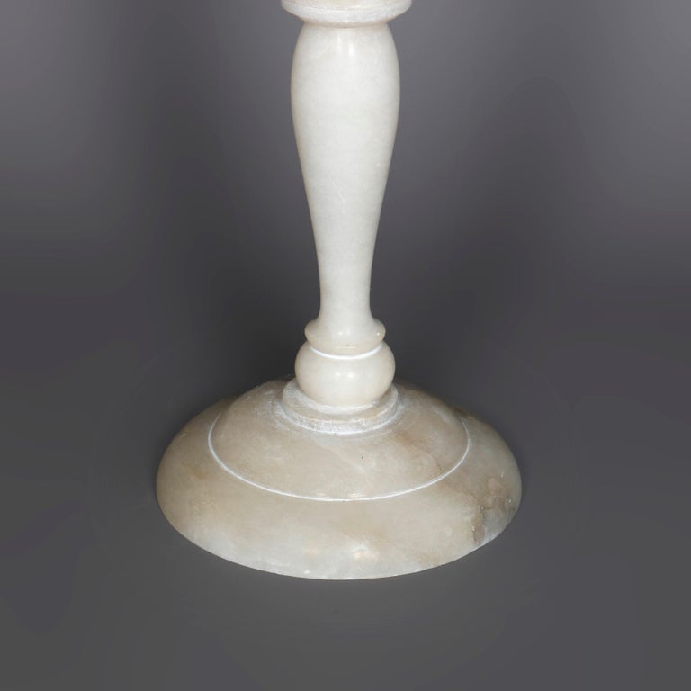 Italian Marble Turned Column Smoking Table, 20th Century at 1stDibs
