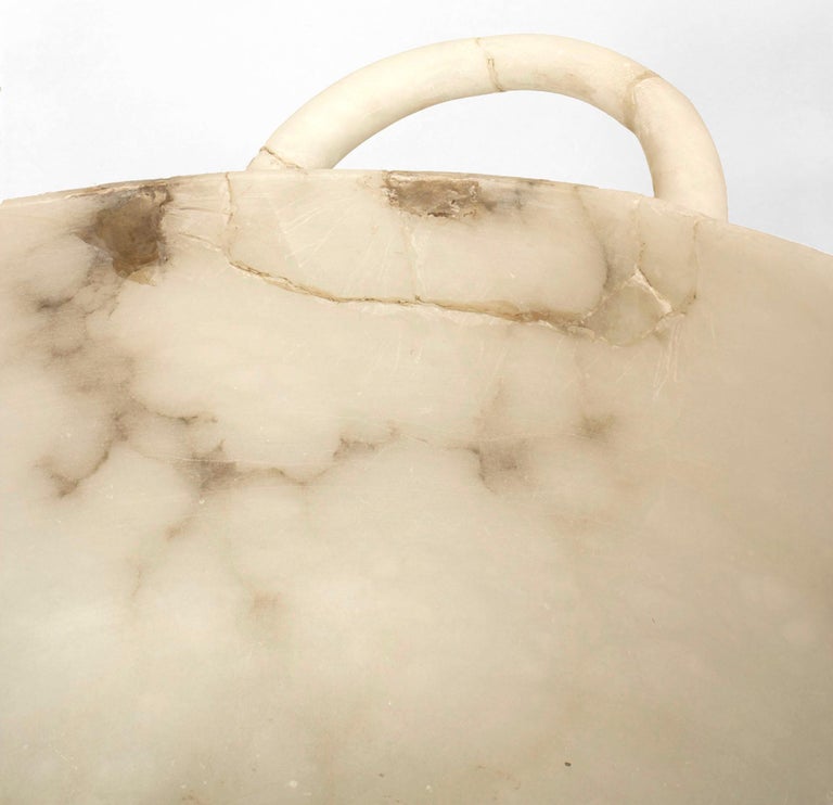 Italian Mid-Century Alabaster Planter For Sale at 1stDibs