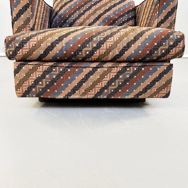 Italian Mid-Century Armchair with Missoni Fabric by Saporiti Italia ...