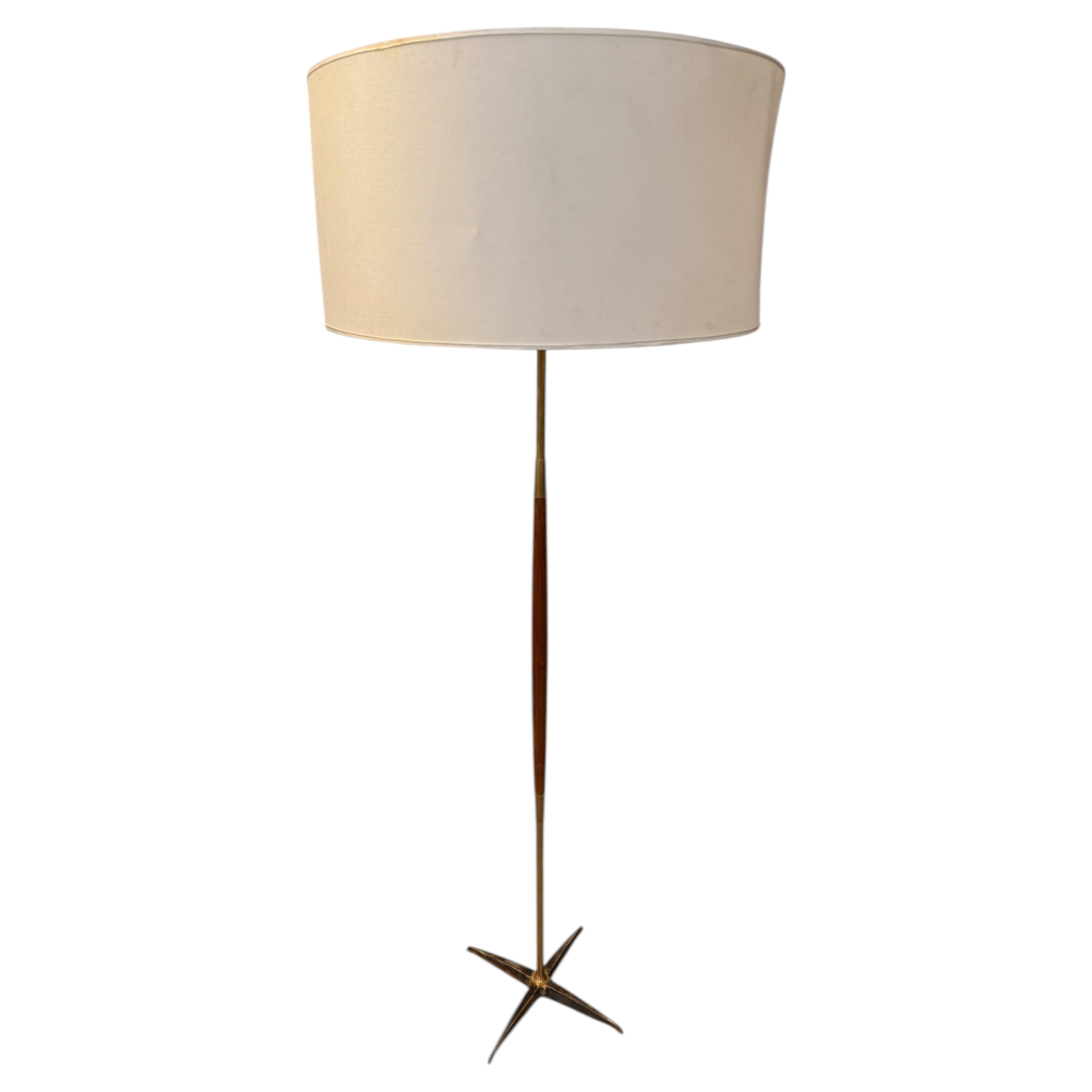 1960s Vintage Floor Lamp by Gianfranco Frattini, Italian Metal Design ...