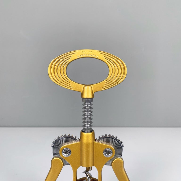 Italian Midcentury Gold Metal Corkscrew Mod. Big by Tullio Campagnolo ...