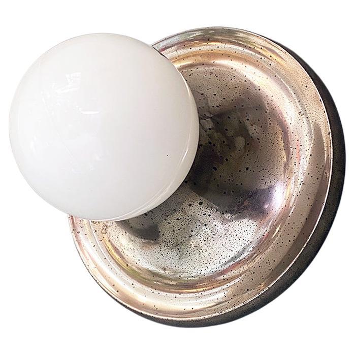 "Light Ball" by Castiglioni for Flos, wall or ceiling lamp. White Italy ...