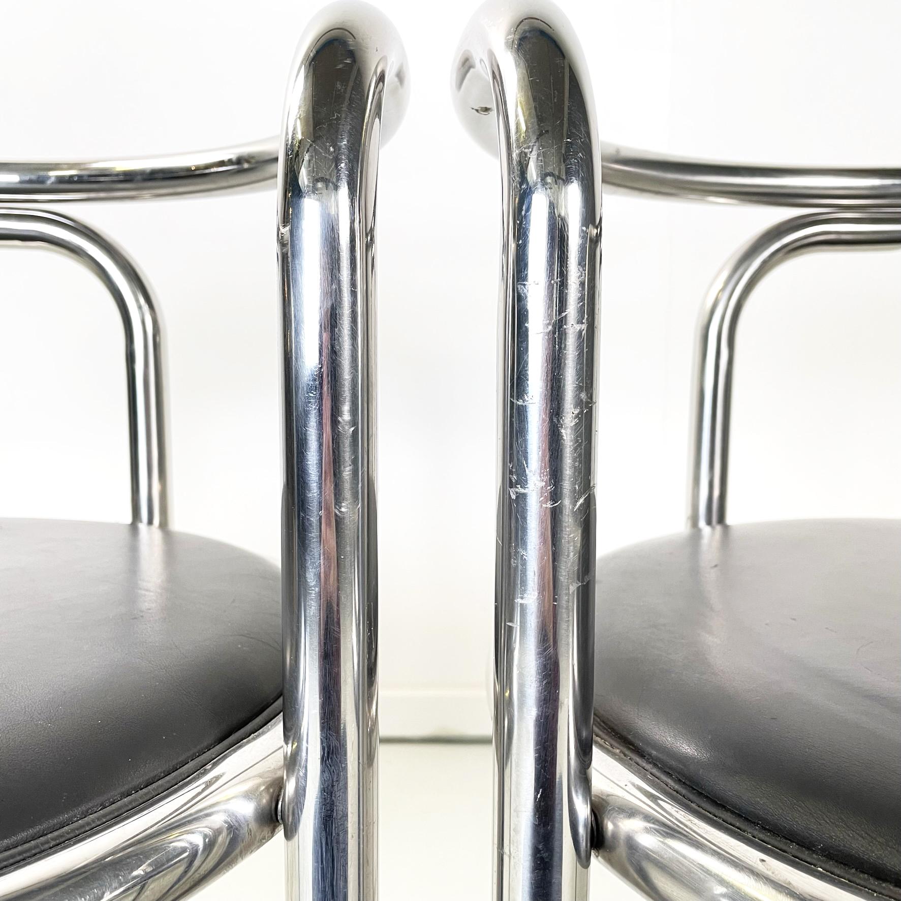 Italian Midcentury Metal Sky Chairs Locus Solus by Gae Aulenti Zanotta ...