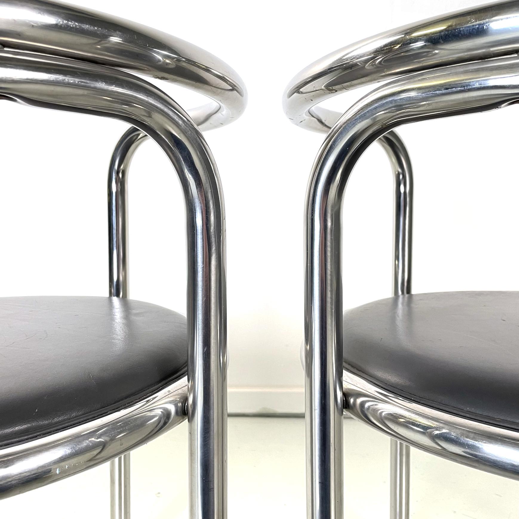 Italian Midcentury Metal Sky Chairs Locus Solus by Gae Aulenti Zanotta ...