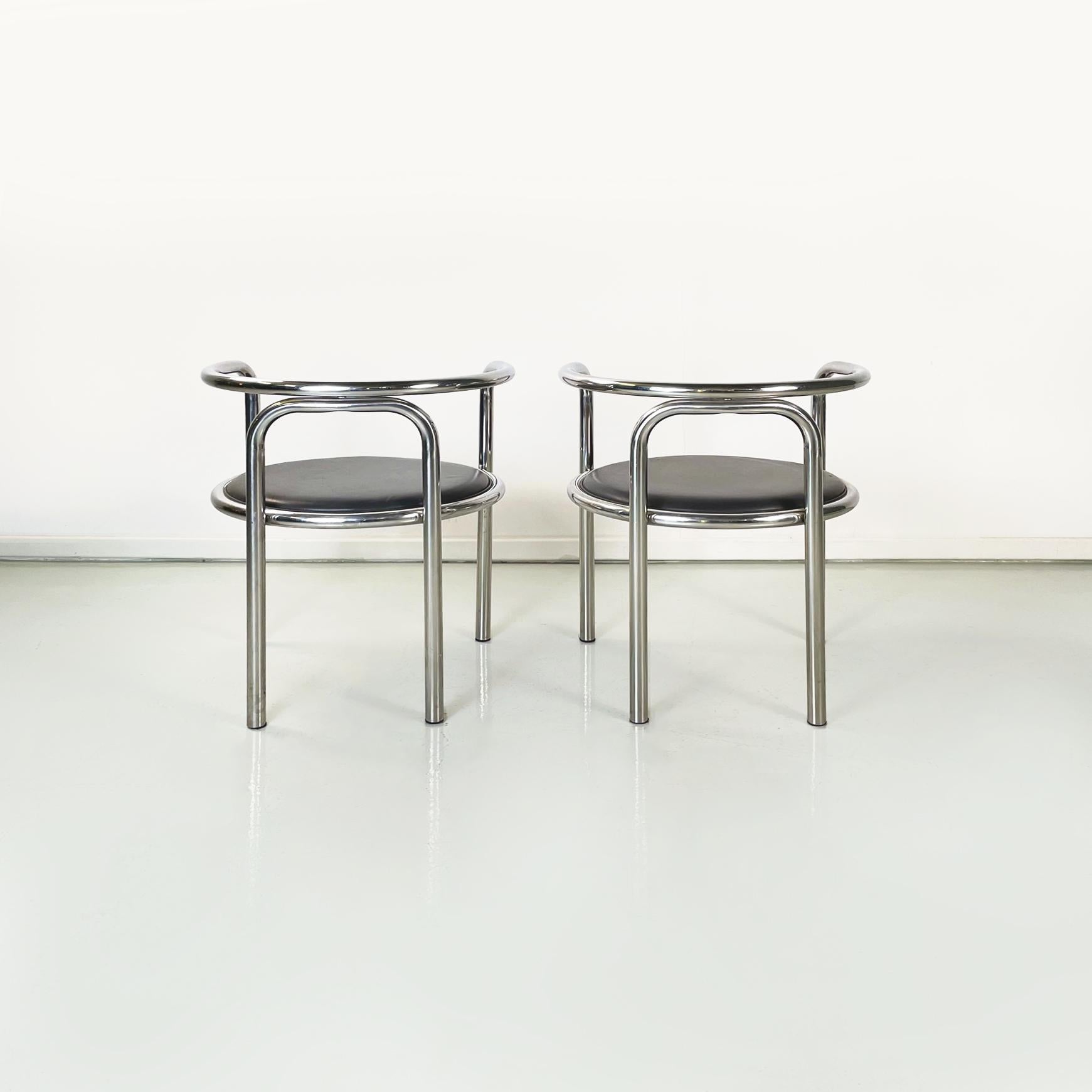 Italian Midcentury Metal Sky Chairs Locus Solus by Gae Aulenti Zanotta ...