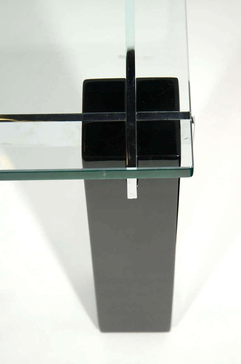 Italian Mid-Century Modern Architectural Coffee Table For Sale at 1stDibs