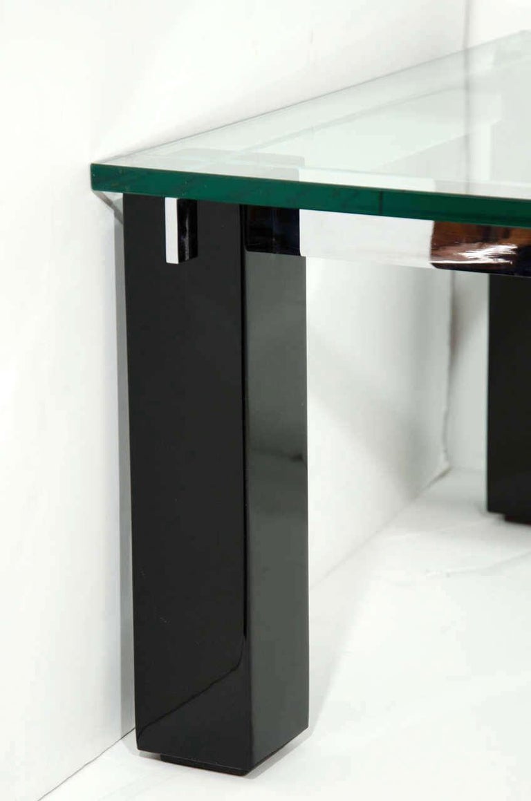 Italian Mid-Century Modern Architectural Coffee Table For Sale at 1stDibs