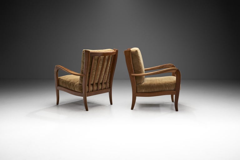 Italian Mid-Century Modern Armchairs, Italy 1950s at 1stDibs