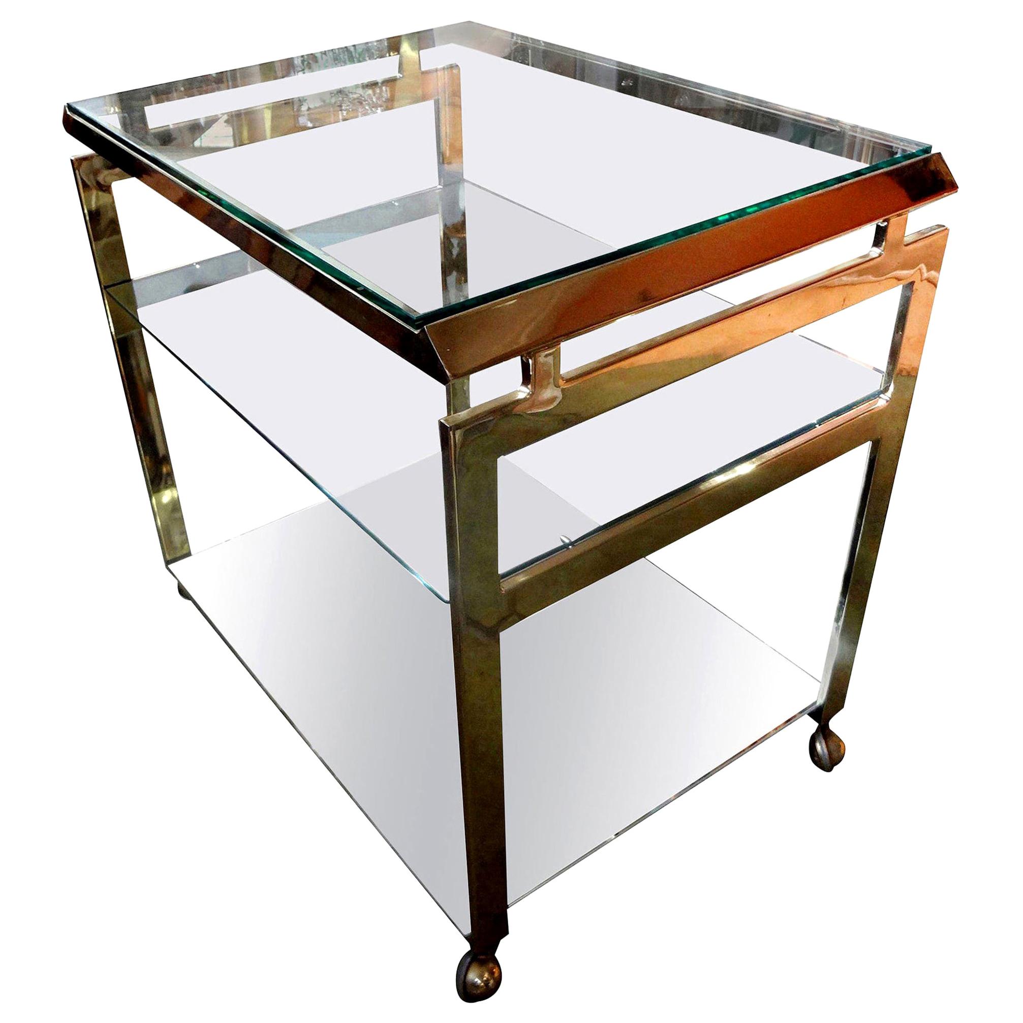 Mid-Century Custom Flip-Top Bar Cabinet at 1stDibs