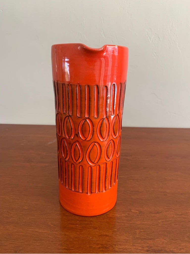 Italian Mid-Century Modern Ceramic Vase For Sale at 1stDibs