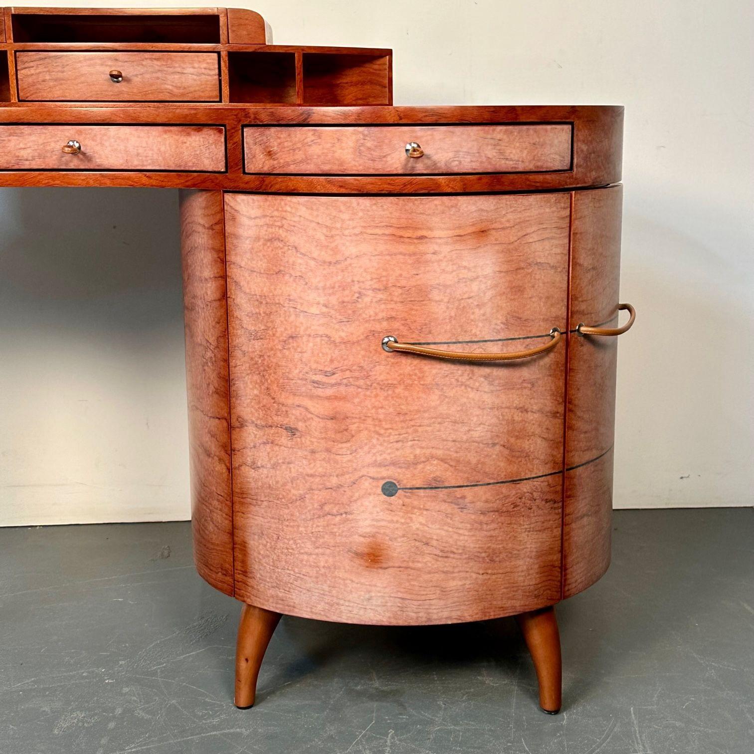 Italian Mid-Century Modern Desk / Vanity / Table by Maurice Villency ...