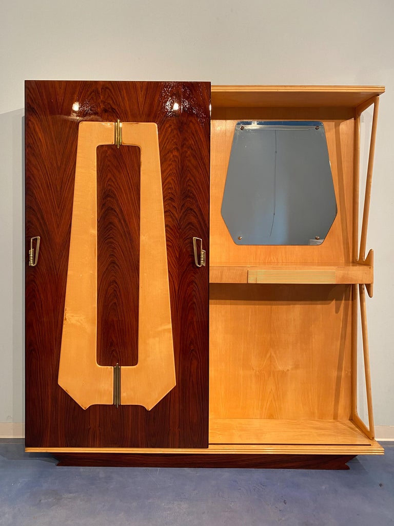 Italian Mid-Century Modern Entrance Wardrobe Console, 1950s For Sale at ...