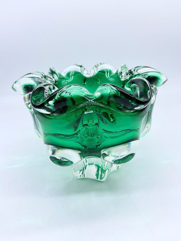 Italian Mid-century modern extravagance glass figure ashtray For Sale ...
