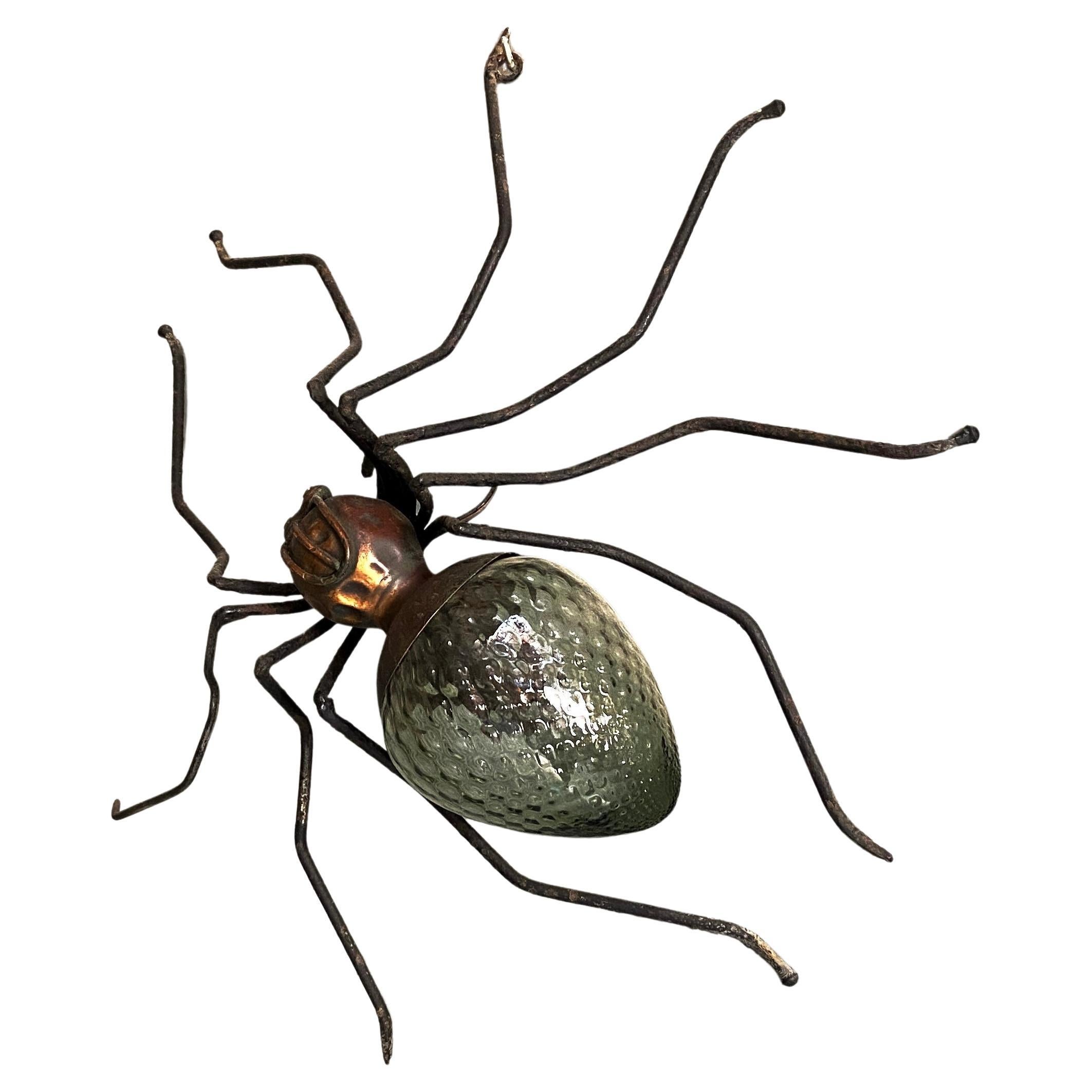 Pr. of Mid-Century Modern Artisan Spider Wall or Table Lamp, Murano ...