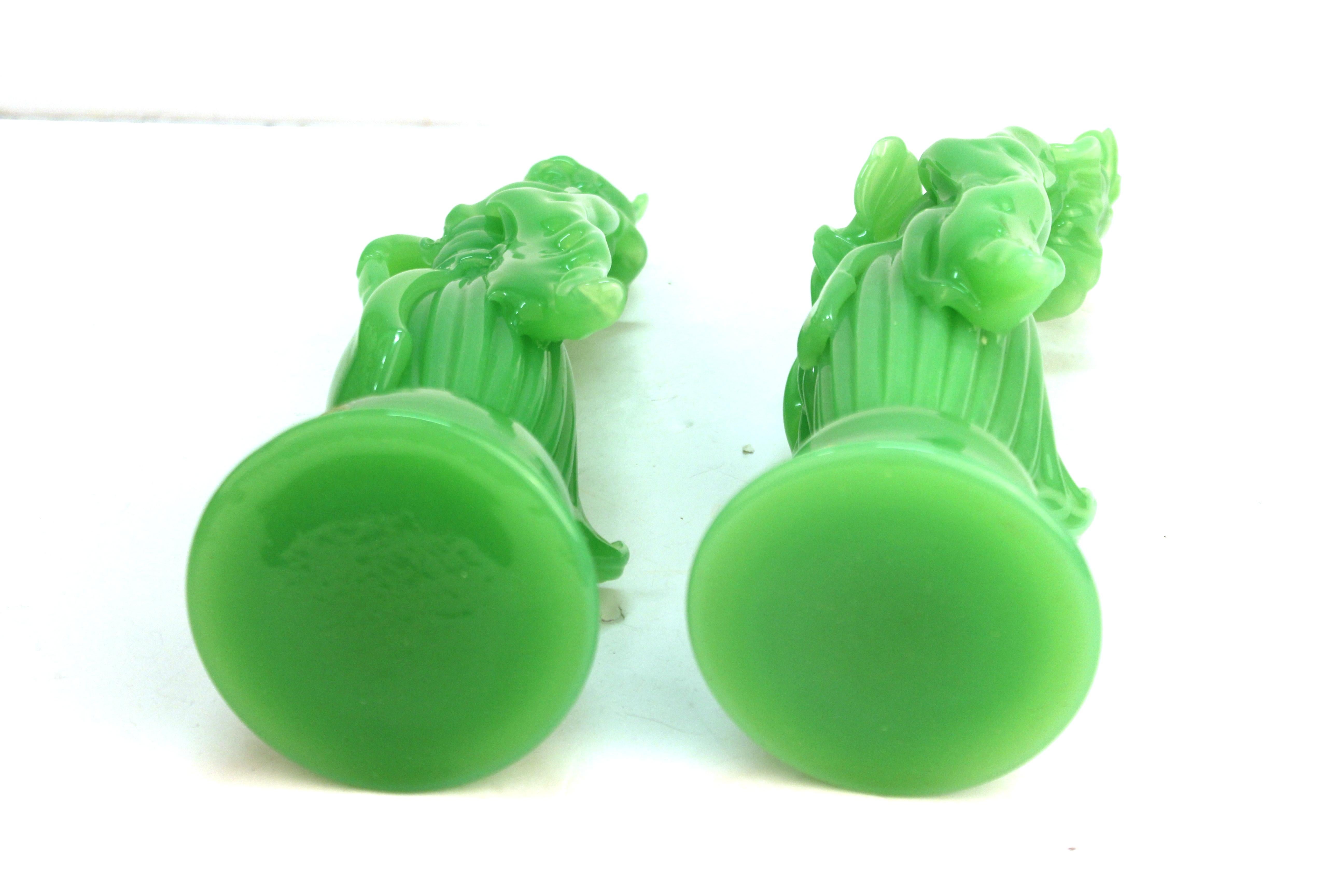 Italian Mid-Century Modern Murano 'Jade' Glass Figurines For Sale at ...