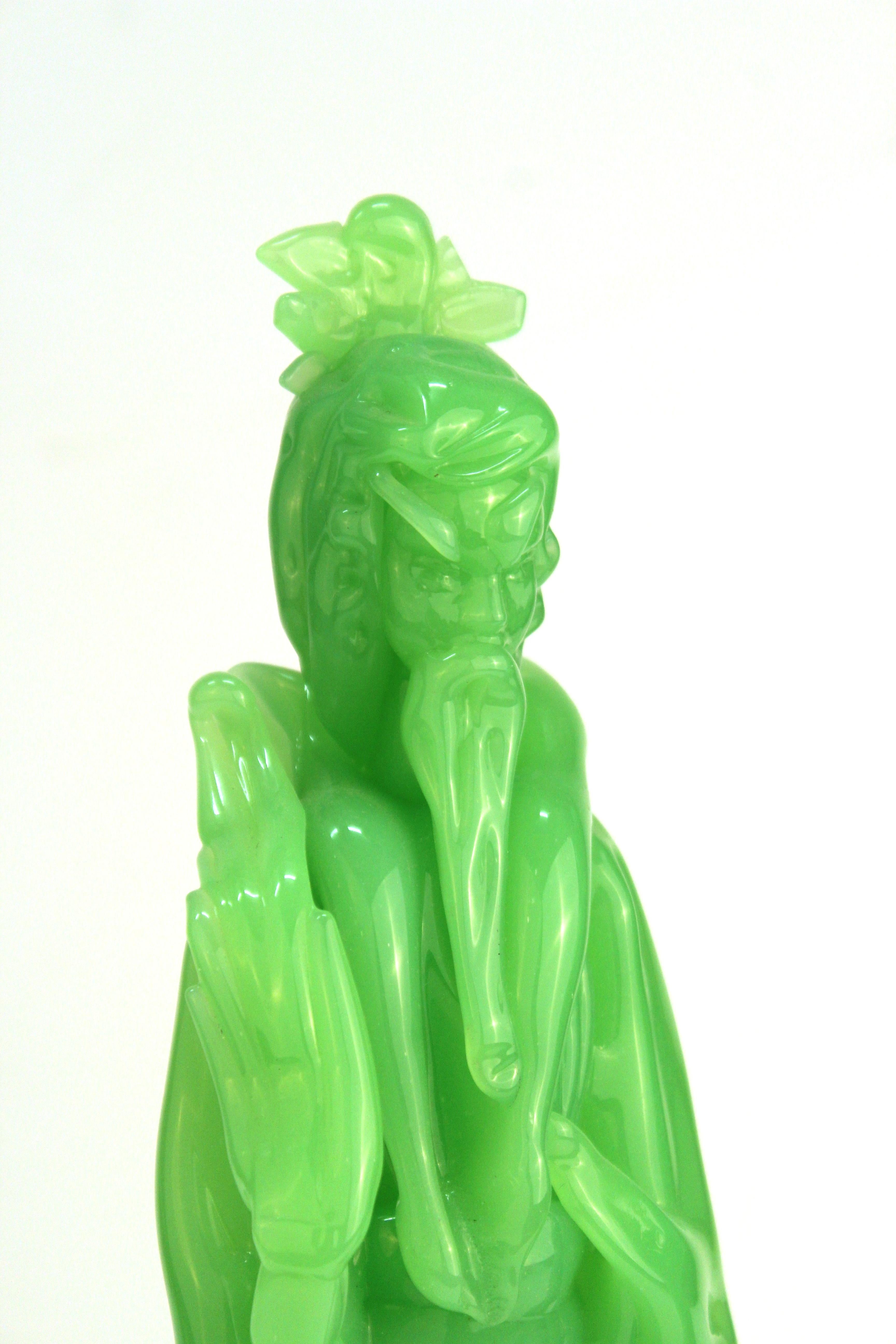 Italian Mid-Century Modern Murano 'Jade' Glass Figurines For Sale at ...