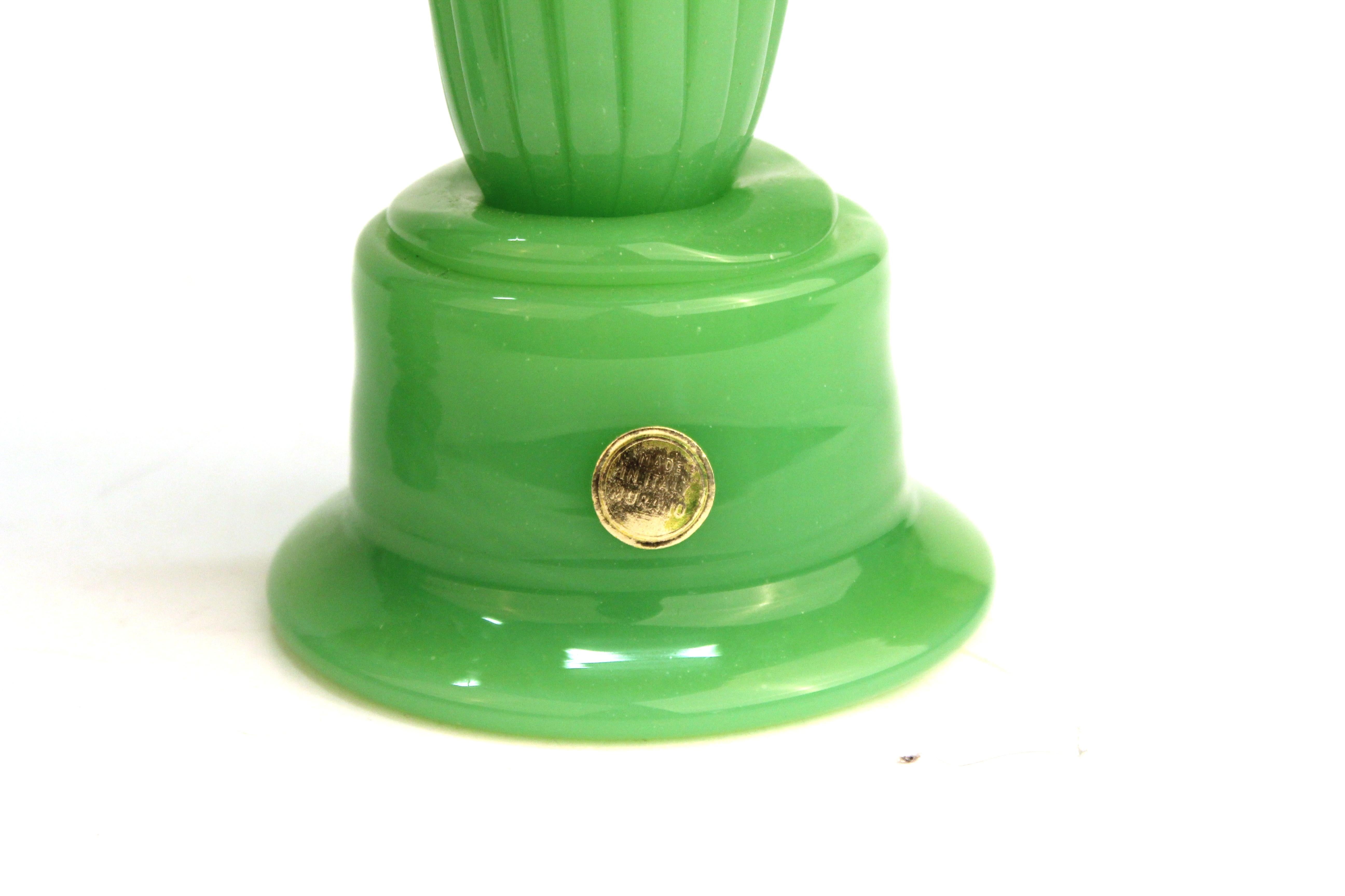Italian Mid-Century Modern Murano 'Jade' Glass Figurines For Sale at ...