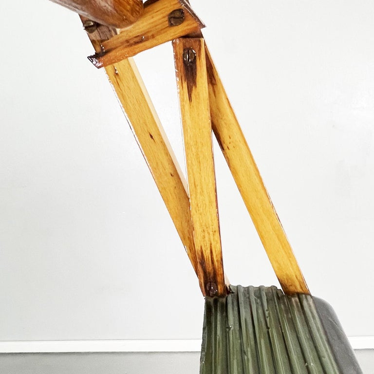 Italian Mid-Century Modern Polished Wooden Step Ladder Stair by Scorta ...