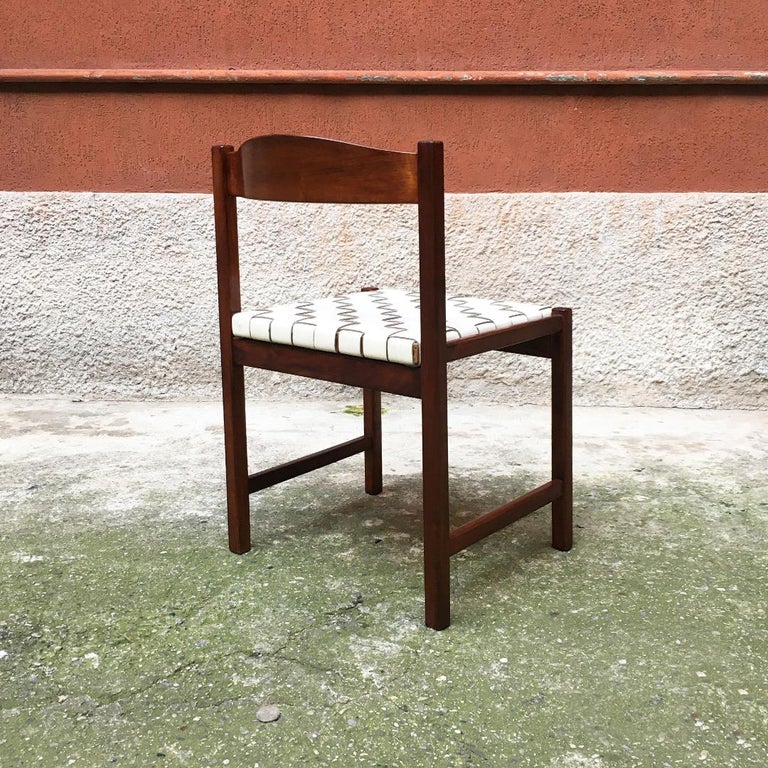 Italian Mid-Century Modern Solid Beech Chairs and Leather by Poltronova ...