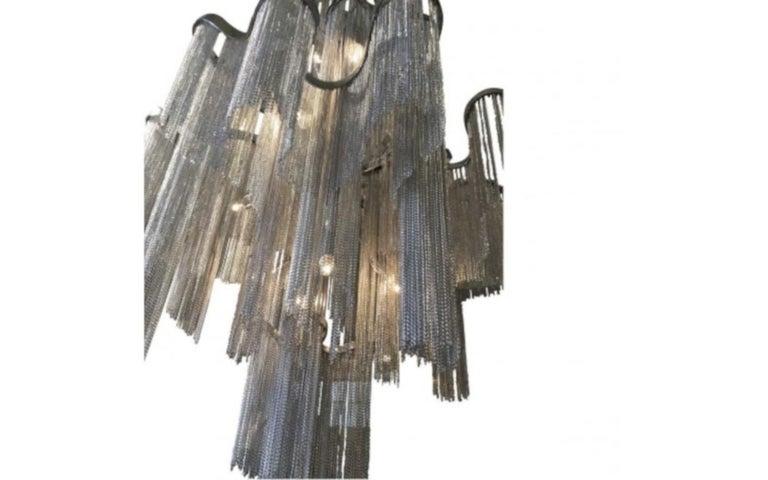 Italian Mid-Century Modern Style Chain Chandelier at 1stDibs | modern ...