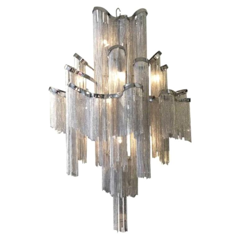 Italian Mid-Century Modern Style Chain Chandelier at 1stDibs | modern ...
