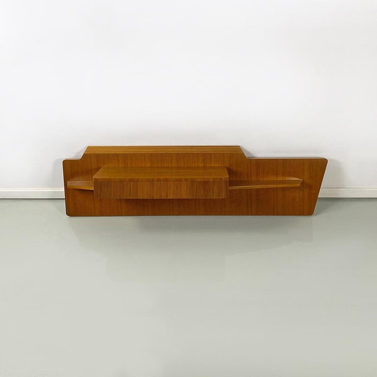 Italian Mid-Century Modern Wood Irregular Shape Entrance Console, 1960s ...