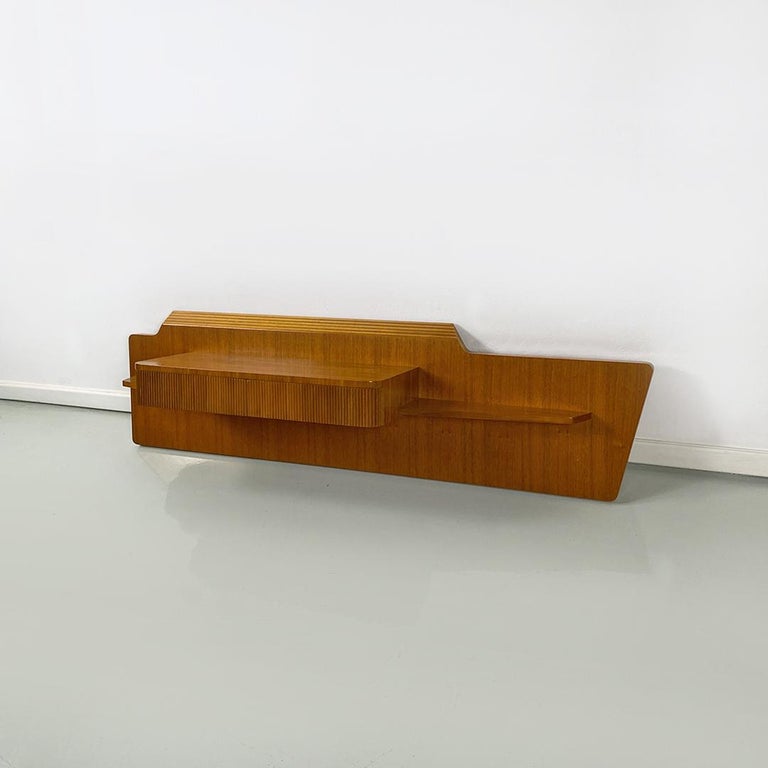 Italian Mid-Century Modern Wood Irregular Shape Entrance Console, 1960s ...
