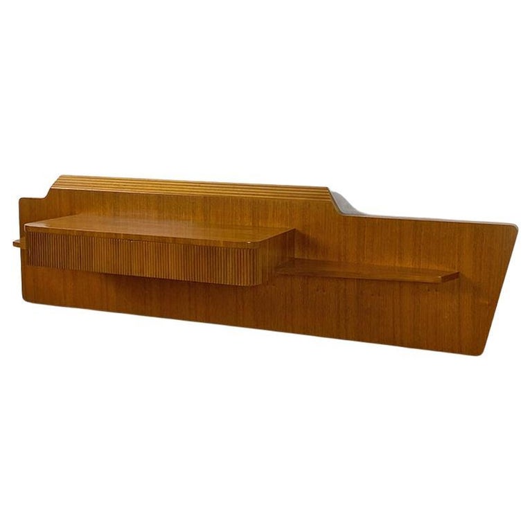 Italian Mid-Century Modern Wood Irregular Shape Entrance Console, 1960s ...