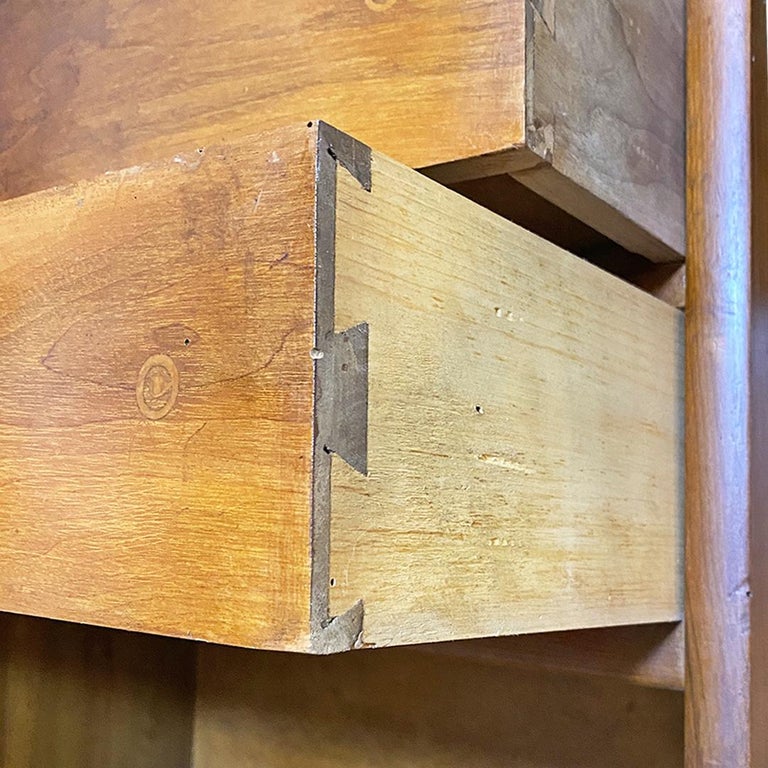 Italian Mid-Century Modern Wooden Hallway Art Deco Bookcase or Console ...